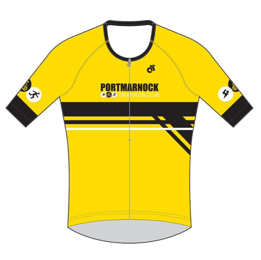 Portmarnock Tri Performance Aero Speed Top - yellow – Triathlon Ireland ...